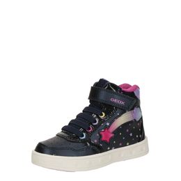 Geox Stiefel 'SKYLIN' Mädchen Größe 25 nachtblau / gelb / flieder / pink