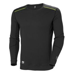 Helly Hansen Funktionsunterw&auml;sche "Fyre Baselayer Crewneck" in Schwarz | Gr.: XXL