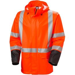 Helly Hansen Regenjacke "Addvis Rain Jacket" in Orange | Gr.: 4XL