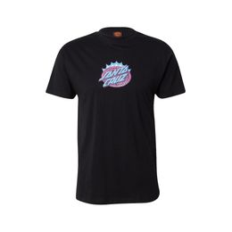 Santa Cruz T-Shirt 'Kendall End Of The Dot' Herren Größe L azur / apfel / pink / schwarz