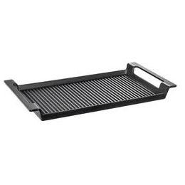 Schulte Ufer Grillplatte SCHULTE-UFER "Rustika", schwarz, B:24cm T:44cm, Gusseisen, Grillroste, Induktion
