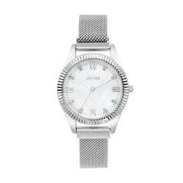Quarzuhr, silber (silberfarben), Armbanduhren, Damen, Quarzuhr