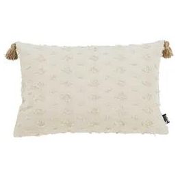 Dekokissen done. "Luise", beige (beige, unifarben), B:40, Baumwolle, Dekokissen_Sitzkissen_Kissenhüllen, unifarben, Reißverschluss, Kissenhüle ohne Füllung, 1 Stück