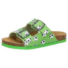 Hausschuh Lico "Pantolette Bioline Universe", Gr. 38, grün, Synthetik, Schuhe