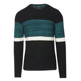 KOROSHI Pullover Herren Gr&ouml;&szlig;e XXL blau / schwarz / wei&szlig;