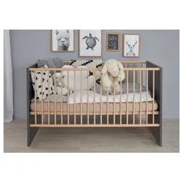 Umbauseiten TRENDTEAM "Mats", grau, B:140cm H:27cm T:2cm, Holzwerkstoff, Umbauseiten, passend zu Babybett Mats