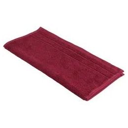 WEWO-Fashion Seiftuch WEWO FASHION "9518S", rot (rubin), B:30cm L:30cm, Frottee, Waschlappen, saugstark