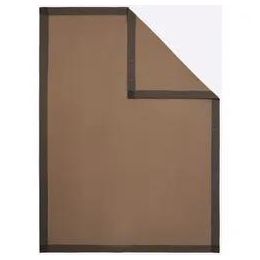 Wohndecke Biederlack Gr. 1, braun (camel), B:150cm L:210cm, 100% Wolle, Wohndecken