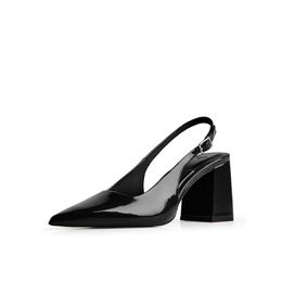 Bershka Slingback Pumps female Black size 40