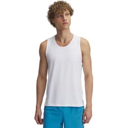 Under Armour Sportshirt "Launch Elite Singlet" in Weiß | Gr.: 3XL