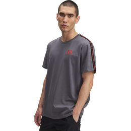 Under Armour Sportshirt "Icon Hwt Taping T-Shirt" in Grau | Gr.: XXL
