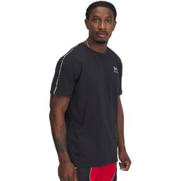 Under Armour Sportshirt "Icon Hwt Taping T-Shirt" in Schwarz | Gr.: M