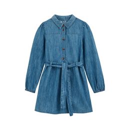 WE Fashion WE Fashion Meisjes Denim jurk M&auml;dchen Gr&ouml;&szlig;e 134/140 blau