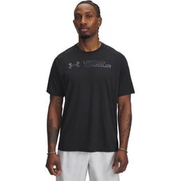 Under Armour Sportshirt "Tech Reflective T-Shirt" in Schwarz | Gr.: XXL