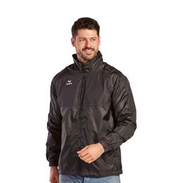 Erima Unisex Erwachsene, Erwachsene Team Allwetterjacke in schwarz | Gr.: S