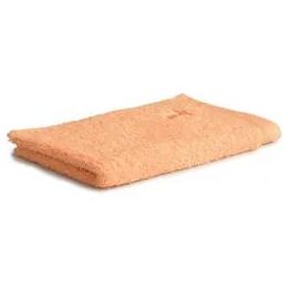 Möve Gästehandtücher MÖVE "Superwuschel", orange (peach fuzz), B:30cm L:50cm, Walkfrottee, Baumwolle, Handtücher, Gästehandtücher Set mit Bordüre, 100% Premium Cotton Baumwolle, weich