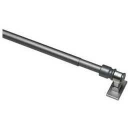 Scheibenstange Gardinia "Cafehausstange Metall" Gr. 4, silber (mattsilberfarben), &Oslash;:12mm, Gardinenstangen, Serie Caf&eacute;hausstange California &Oslash; 12 mm