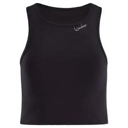 Tanktop WINSHAPE "AET135LS", Damen, Gr. S, schwarz, 85% Polyester, 15% Elasthan, Rundhals, Tops Tanktop, Functional Light and Soft