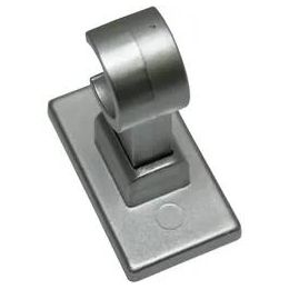 Träger Gardinia "für Caféhausstange Ø 12 mm", silber (silberfarben, matt), Ø:1,2cm, Gardinenstangenhalterungen, Serie Caféhausstange California Ø 10/12 mm