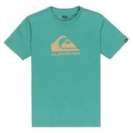 T-Shirt Quiksilver "Ev Comp Logo", Kinder, Gr. 12(148-156cm), deep sea, 100% Baumwolle, Shirts