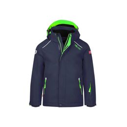 Trollkids Skijacke "Holmenkollen PRO" in Marineblau / Grün | Gr.: 140