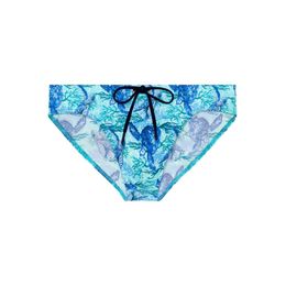 HOM Badehose Swim Micro Briefs Tartane in blue print | Gr.: XL