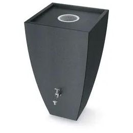 Regenwassertank ARVES "Modena", grau (anthrazit), B:69cm H:121,5cm T:69cm, Polyethylen, Regentonnen