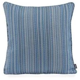 HOCK Dekokissen H.O.C.K. "Rapita", blau (blau, dunke, meliert), B:45 H:10 L:45, Polyester, Dekokissen_Sitzkissen_Kissenhüllen