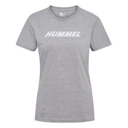 Hummel T-Shirt Hmlelemental Damen in GREY MELANGE | Gr.: XS