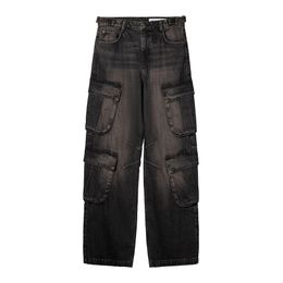 Bershka Jeans female Black size 40