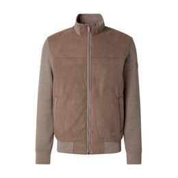 Bugatti Strickjacke Herren Gr&ouml;&szlig;e S grau / taupe