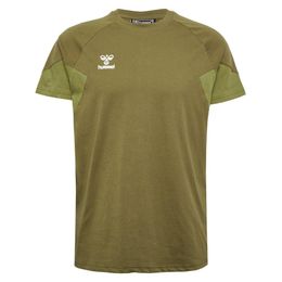 Hummel T-Shirt Raglan&auml;rmel Hmltravel Herren in MILITARY OLIVE | Gr.: L