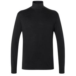 super.natural Merino Sweatshirt M SKIING ROLL NECK in schwarz | Gr.: XXL