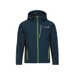 DEPROC Active Softshelljacke NUNAVUT in Blau | Gr.: 4XL