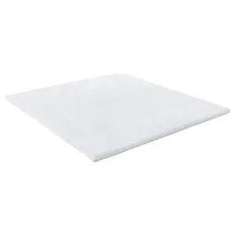 Topper, weiß, B:180cm H:8cm L:200cm, Viscoschaum, SET ONE BY Musterring, Topper, Viskoschaumfüllung, Breite 180 x Länge 200 cm, Bezug waschbar