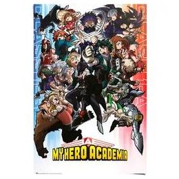 Poster Reinders "My Hero Academia", bunt (farbe bild(er): bunt), B:61cm H:91,5cm T:0,1cm, Papier, Bilder