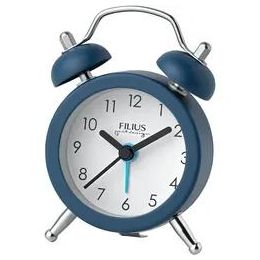 Glockenwecker FILIUS zeitdesign, blau, Wecker, Reisewecker, Quarzwecker, Kinderwecker, Schlafzimmer, Schulanfang