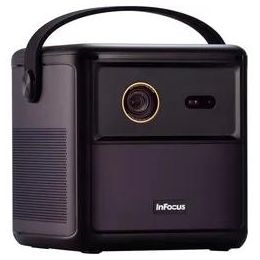 Infocus Beamer "Beamer mit Full HD, 350 ISO-Lumen, LED, DLP, Google TV & 3D, HDR10", schwarz, B:14,7cm H:13cm T:12,8cm, Beamer