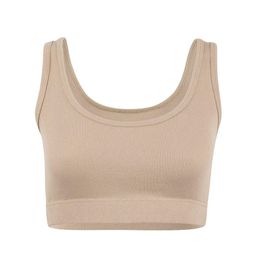 Yenita Sports Top female Beige size L