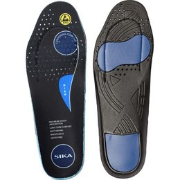 Sika Einlegesohle "Ultimate FootFit High" in Schwarz | Gr.: 35-37