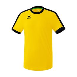 Erima Unisex Erwachsene, Erwachsene Retro Star Trikot in gelb/schwarz | Gr.: S