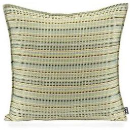 HOCK Dekokissen H.O.C.K. "Jordi", grün (grün, gestreift), B:50cm H:10cm L:50cm, Polyester, Dekokissen_Sitzkissen_Kissenhüllen