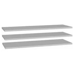 Einlegeboden FORTE, grau, B:107,8cm H:2,2cm T:42cm, FSC-zertifizierter Holzwerkstoff, Einlegeböden, 3er Set, Breite 107,8 cm