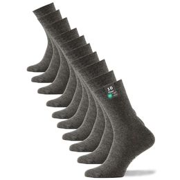 Cotton Prime Socken Damen Gr&ouml;&szlig;e 47/50 anthrazit