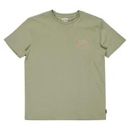 T-Shirt Billabong "Origin", Kinder, Gr. 8(125-130cm), grün (grau grün), 100% Baumwolle, Shirts
