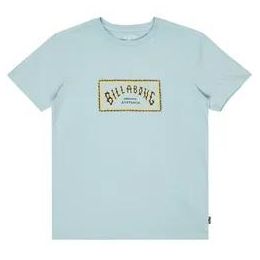 T-Shirt Billabong "Arch Frame", Kinder, Gr. S, blau (dusty blau), 100% Baumwolle, Kurzarm, Shirts