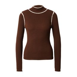 Topshop Pullover Damen Gr&ouml;&szlig;e L schoko / wei&szlig;