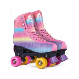 Apollo Rollschuhe Kinder " Classic Roller Retro " in Dancing Queen - Rainbow | Gr.: 31-34