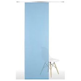 Schiebegardine Liedeco Gr. 1, blau, B:60cm H:245cm, Polyester, Gardinen, HxB: 245x60, ohne Paneelwagen