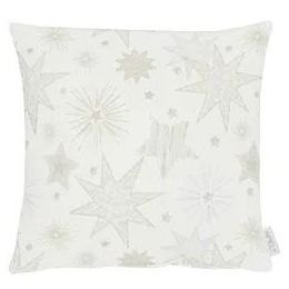 Kissenhülle Apelt "3755", beige, B:40cm L:40cm, Polyester, Baumwolle, Polyester, Kissenbezüge